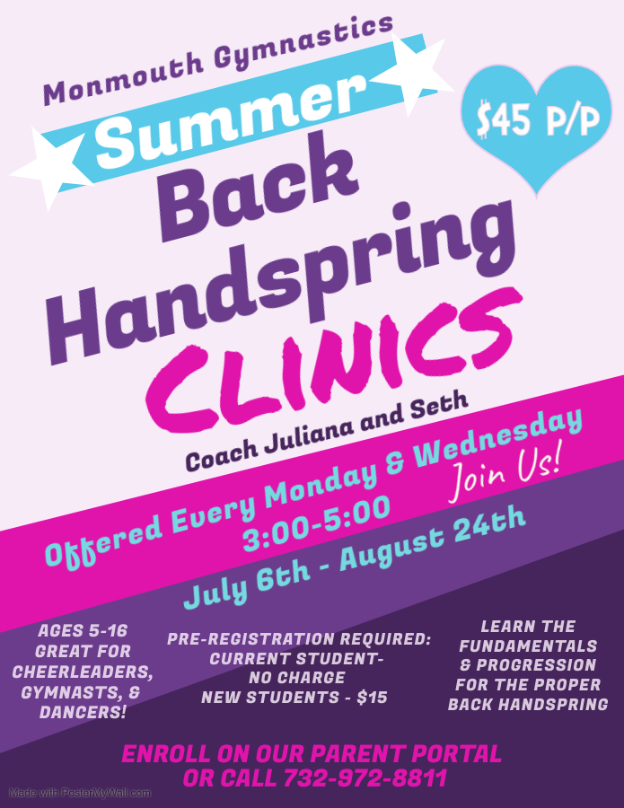 Tumbling Clinics | Monmouth Gymnastics